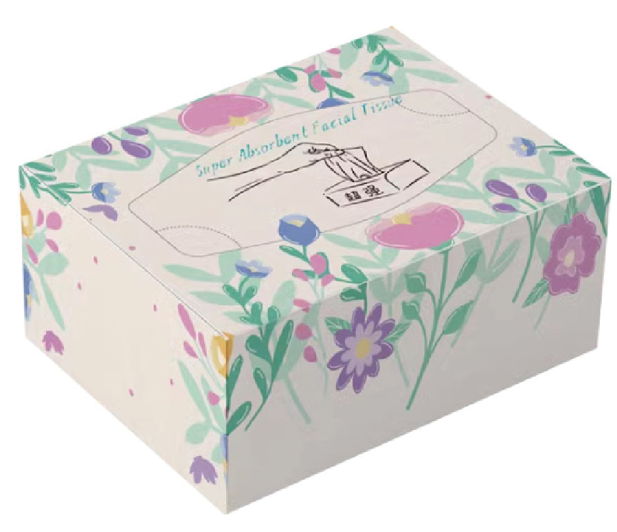 2ply Tenacity Facial Tissue, 230mm x 160mm, 200pcs x 40boxes/case, Low ...