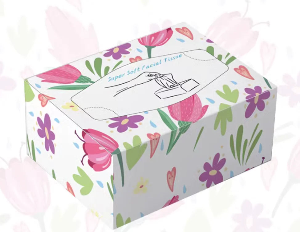 2ply Velvety Facial Tissue, 230mm x 160mm, 150pcs x 40boxes/case, Low ...