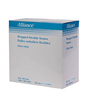 Plastic Straw w/ Flexible Unwrapped, White, 994215 – nuagedcare